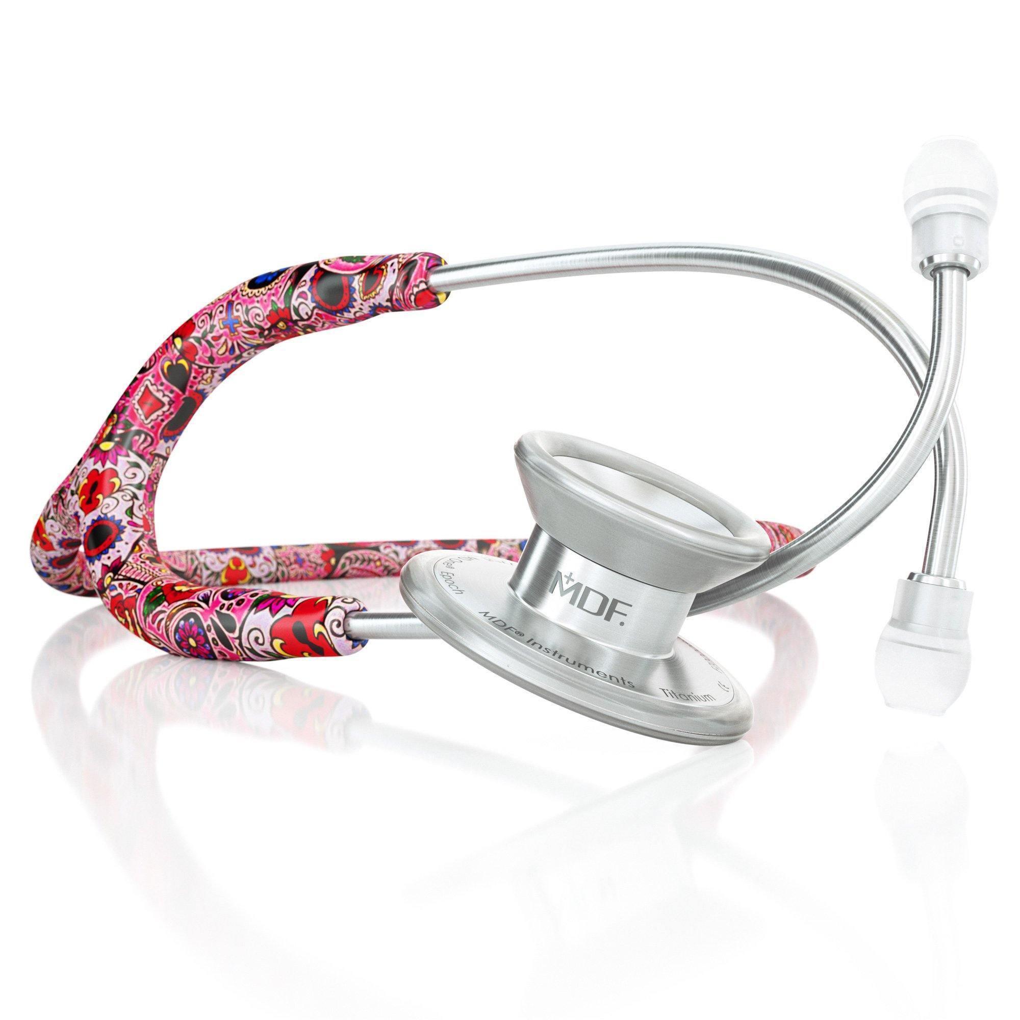 Buy MD One® Epoch® Titanium Adult Stethoscope - Sugar Skull - Free ...